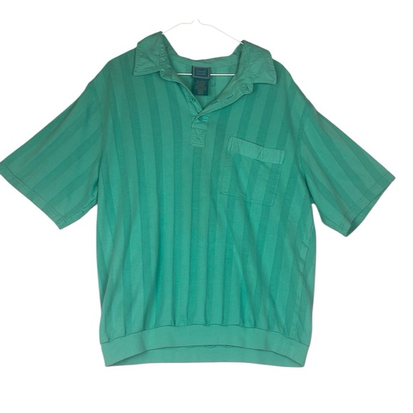 tropi cool | Shirts | Tropicool Mint Turquoise Green Polo Xlt Vintage ...
